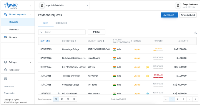 GIC payments (India Only) – Flywire Agents